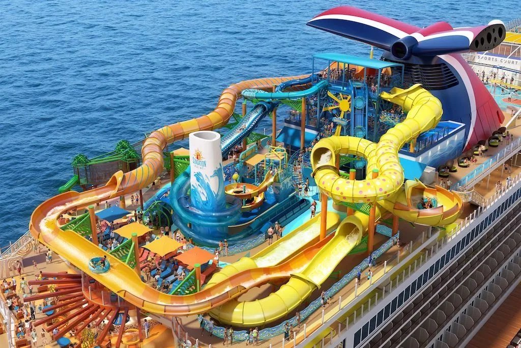 Mega £777 million cruise ship with record-breaking water park to launch ...