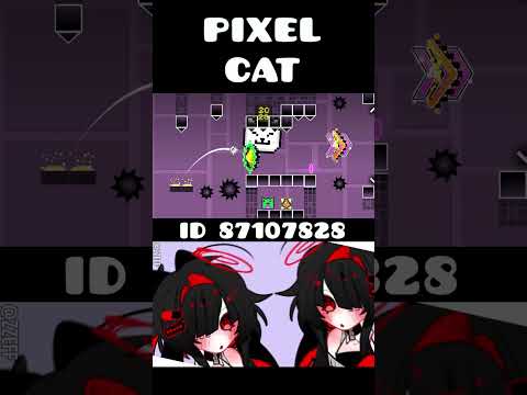 Pixel Cat Geometry Dash 2.2 #shorts #deluxe12