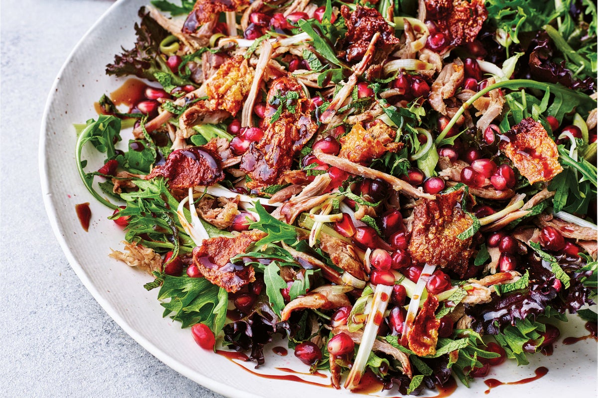 Turn duck legs into a showstopper salad with pomegranate, honey ...
