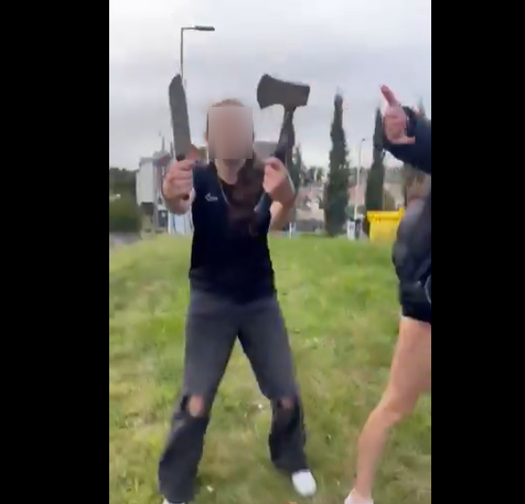 Teen girl draws out knife and axe to stop migrant from molesting her ...