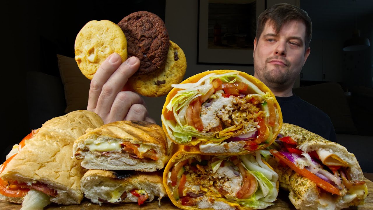 Subway Feast ASMR Mukbang | Satisfying Sounds with Dave Kay