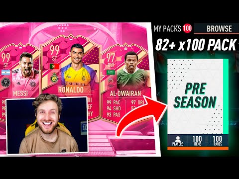 FIFA 23 25 x 82+ x 100 pre season packs!