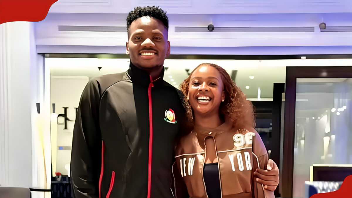 Photos of Harambee Stars keeper Omondi with cute lady elicit mixed ...