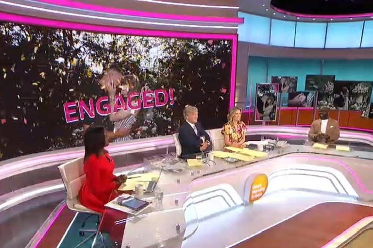 ITV Good Morning Britain celebrate 'huge' engagement announcement