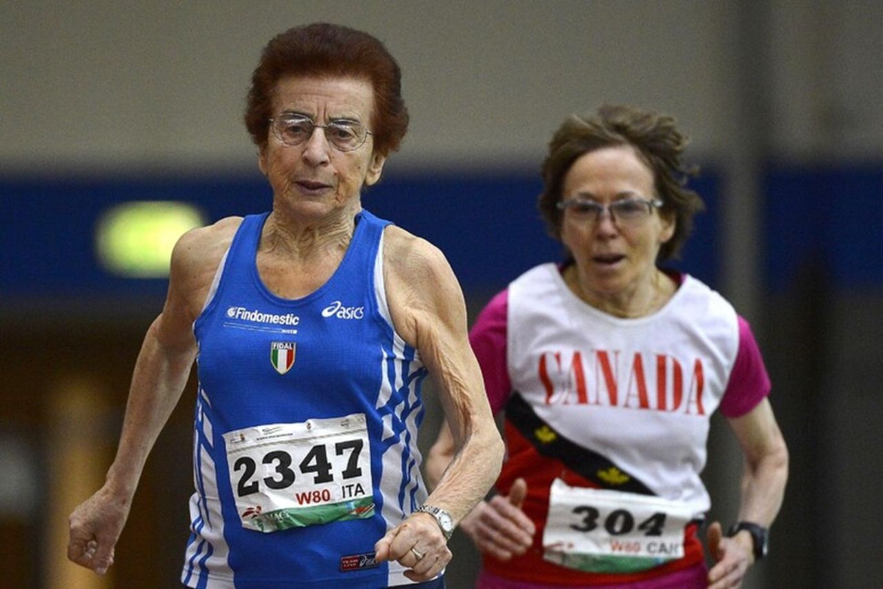 92 anni e corre come una ragazzina: ecco il segreto di Emma Mazzenga ...