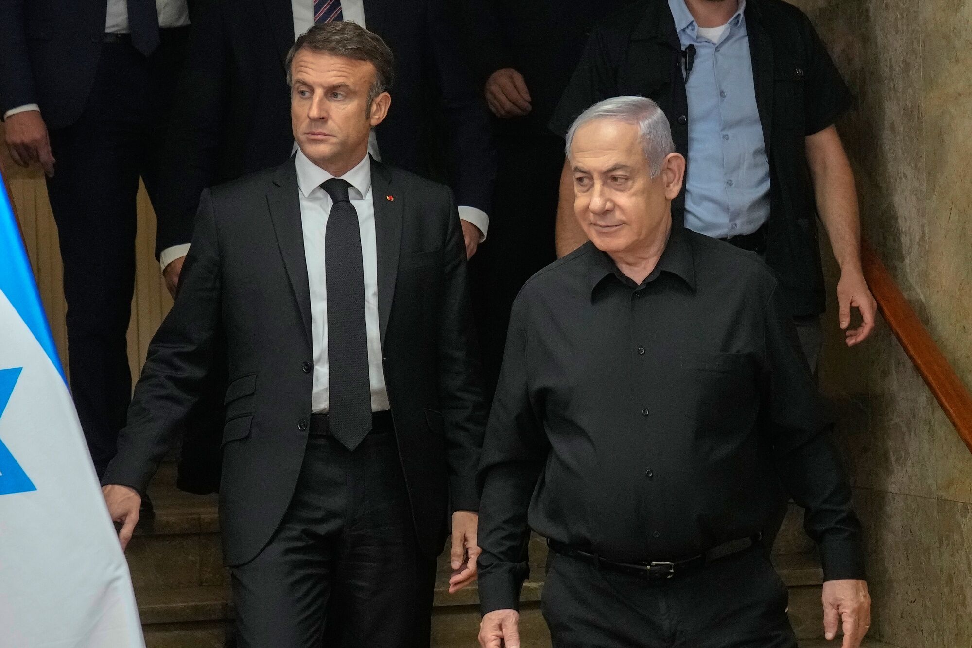 Macron and Netanyahu Spar Over France’s Push for Palestinian Statehood