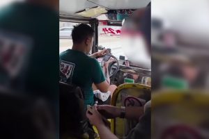 Viral video of jeepney driver breaking driving rules catches DOTr’s ...