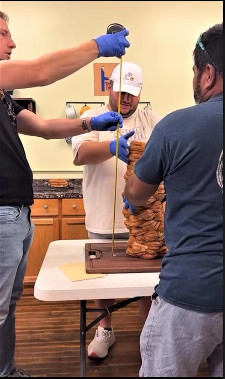 Odds stacked against him: Shot at world record for waffle pile comes up ...
