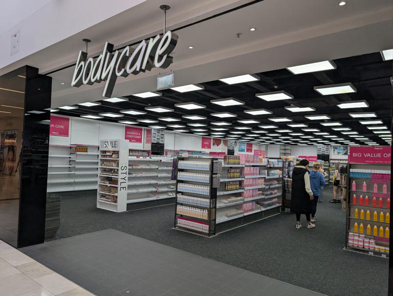 Bodycare 'faces collapse': Photos show numerous empty shelves at city ...