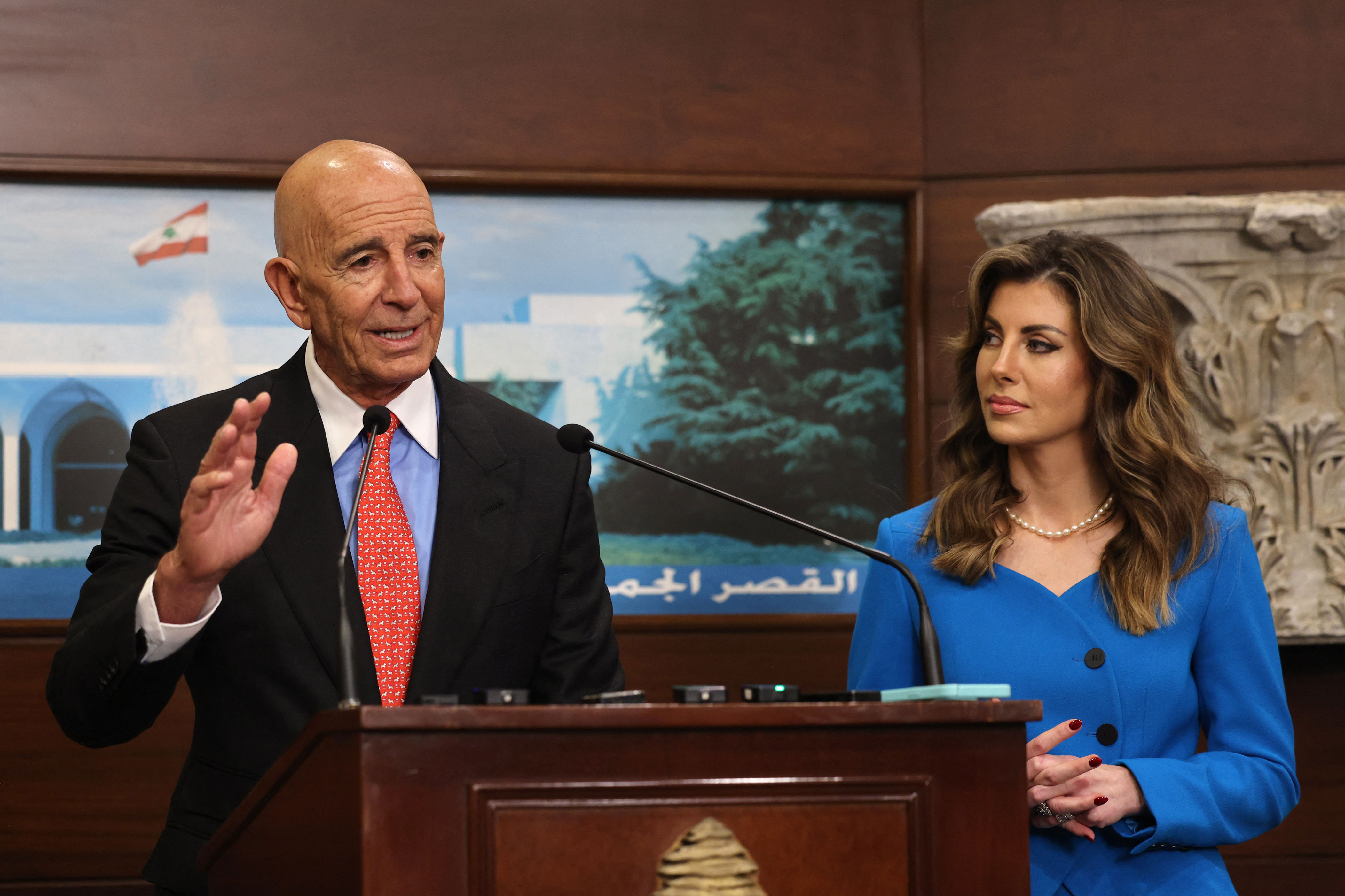 U.S. envoy Tom Barrack sparks outrage after telling journalists in ...