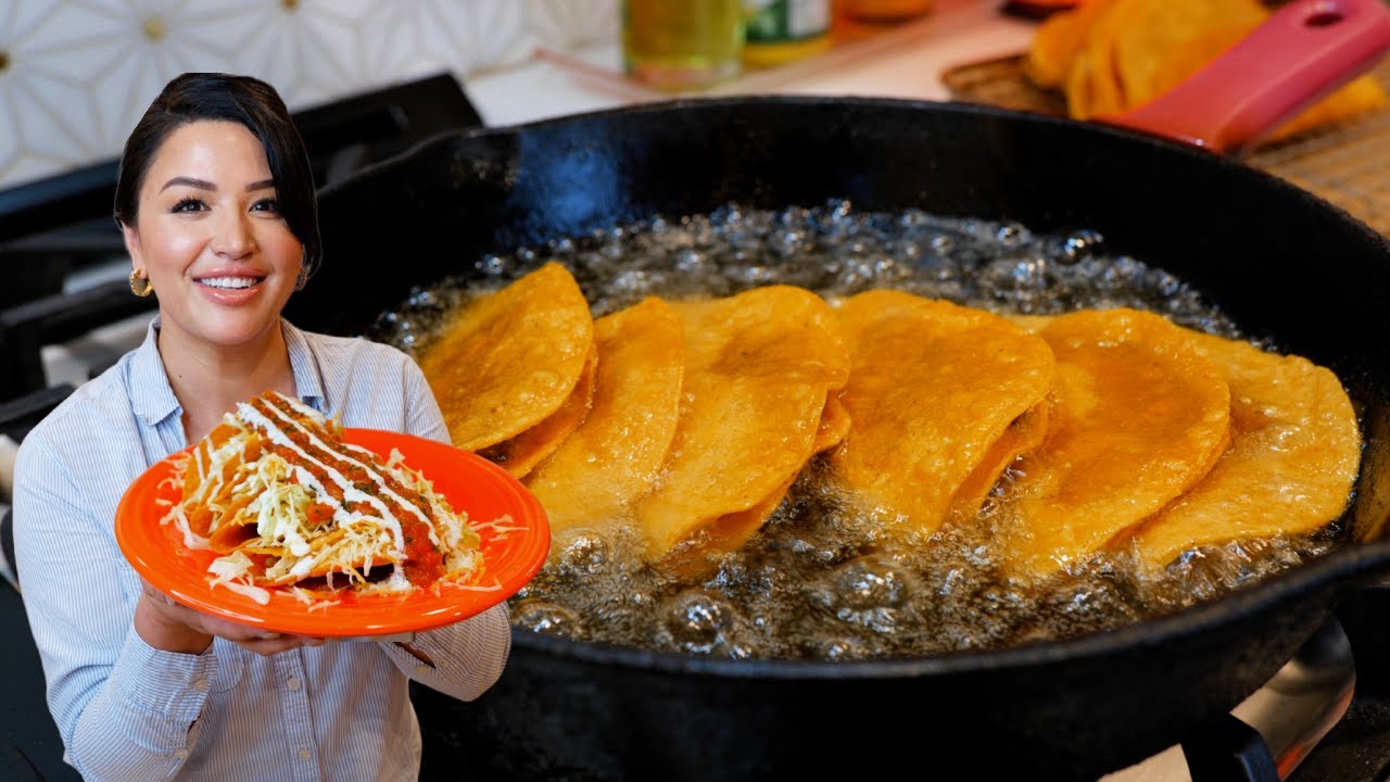 Deep Fried GROUND BEEF Hard Shell Tacos