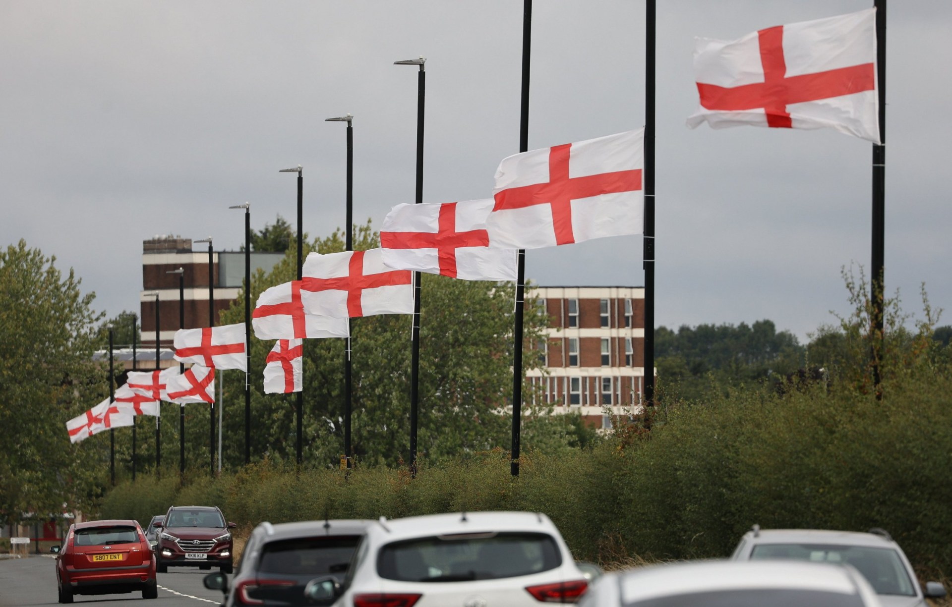 Why are England flags popping up across the country?