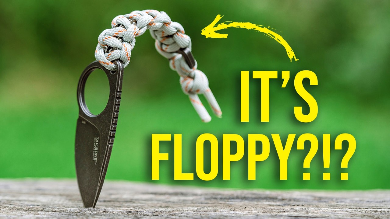 This paracord knife is weird but genius!