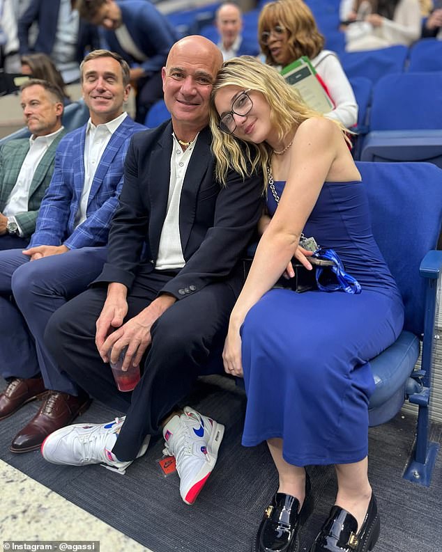 Andre Agassi and Steffi Graf's rarely-seen daughter, 21, makes surprise ...