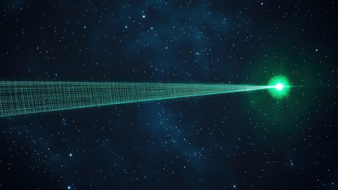 Astronomers detect beam of energy directed at Earth
