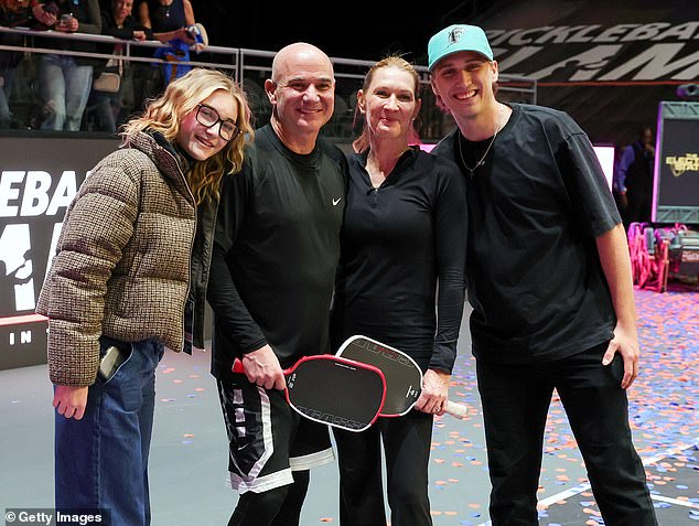 Andre Agassi and Steffi Graf's rarely-seen daughter, 21, makes surprise ...