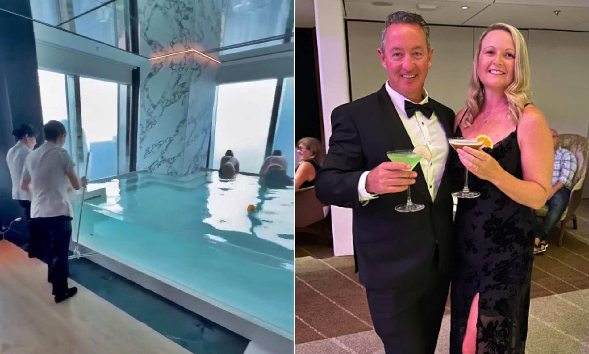 Couple were having a dream holiday - until dip in the pool inside their ...