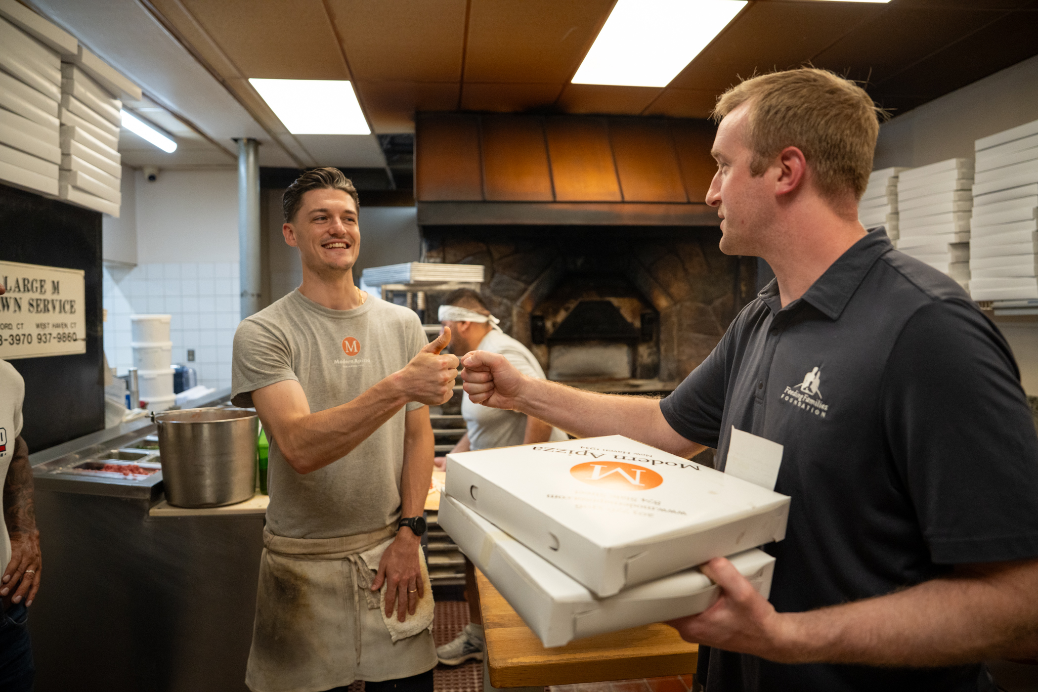 For parents of cancer patients, New Haven pizza is a slice of relief