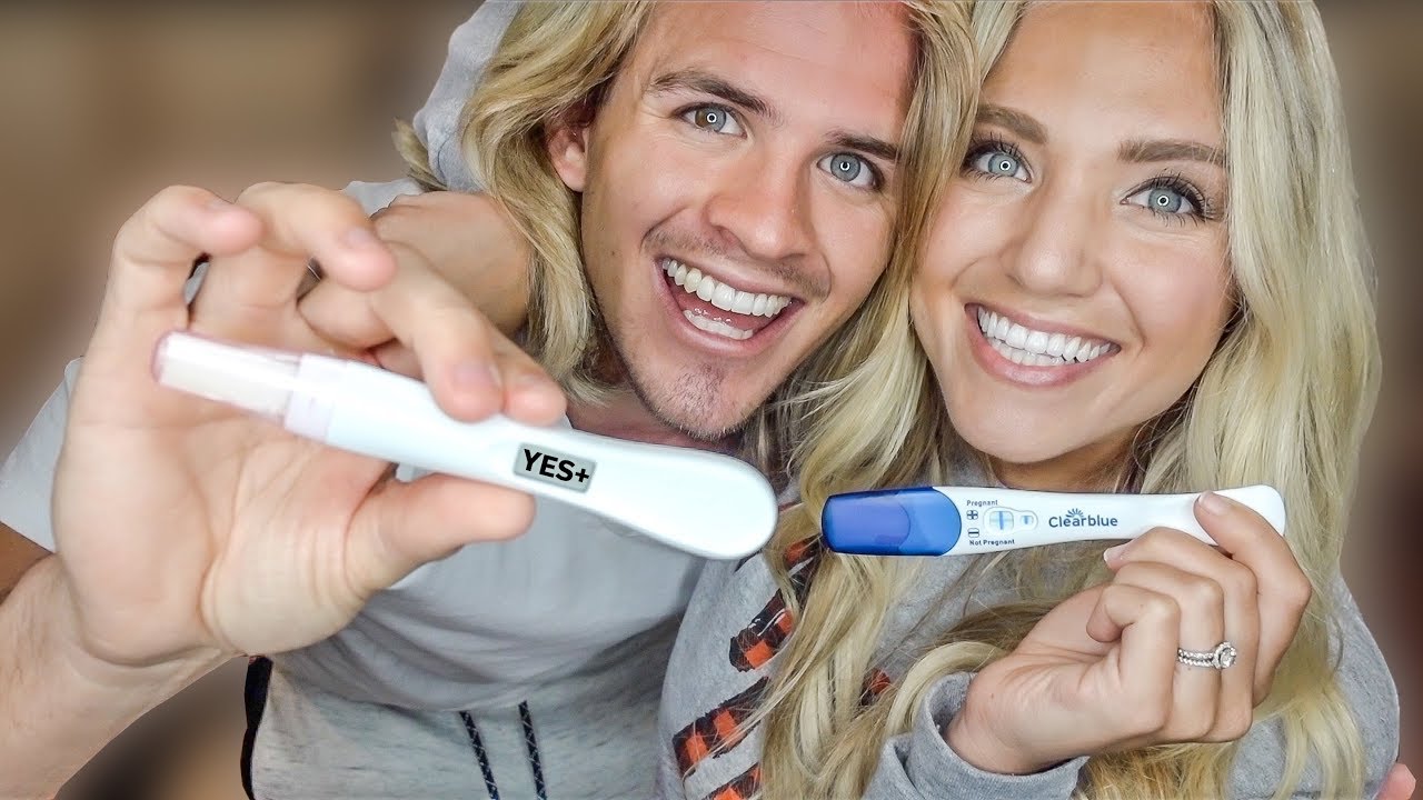 Emotional Moment Captured During Pregnancy Test