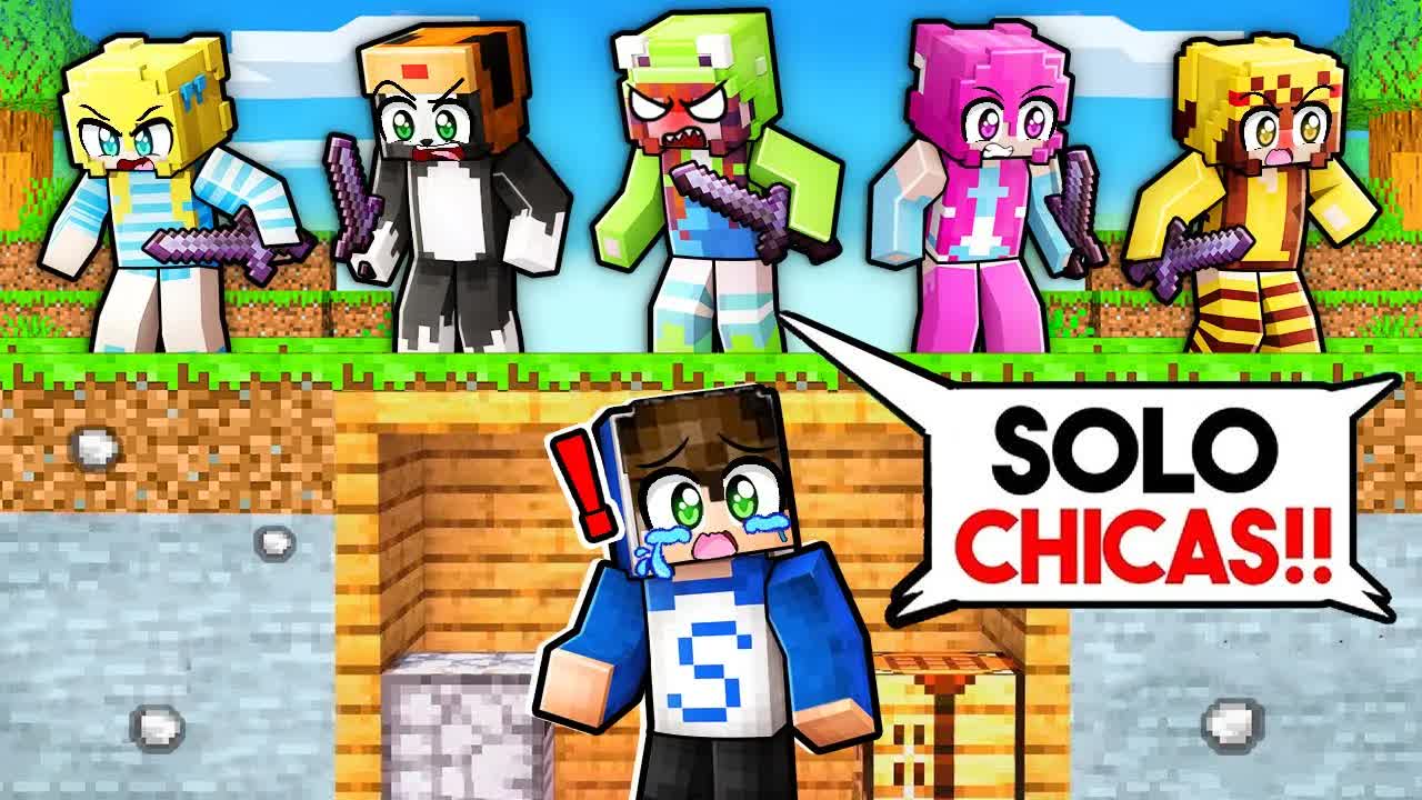 Minecraft: Sparta vs 5 Cazadoras | Speedrun épico con final inesperado