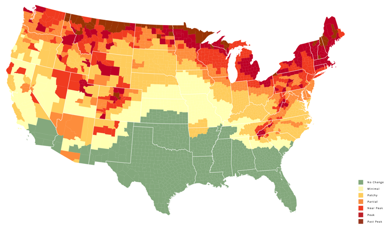Vermont Fall Foliage 2025: Weekly forecast maps show when, where fall ...