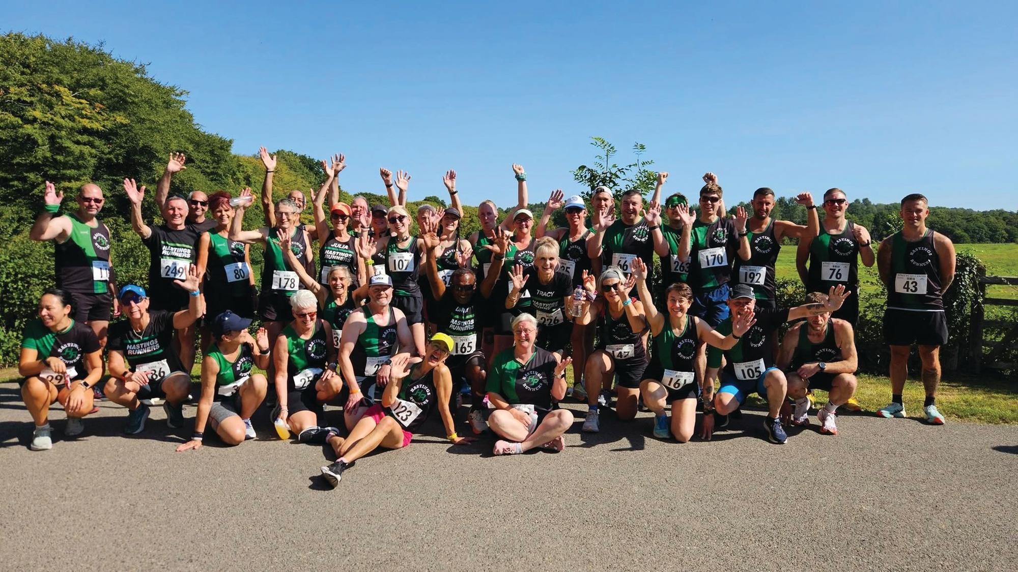Hastings Runners dominate the race to the King’s Head!