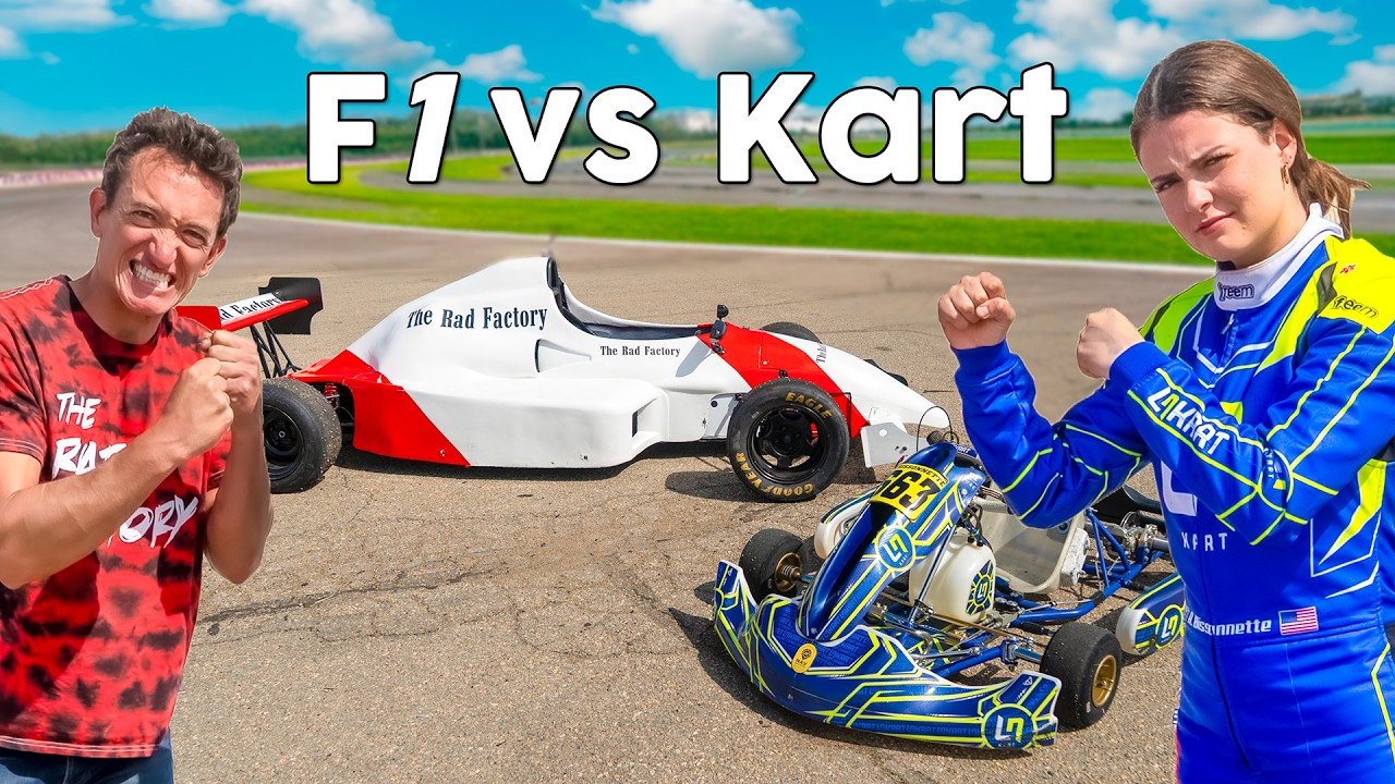 Is My Formula Race Car Faster Than a Go-Kart? Full Speed Test