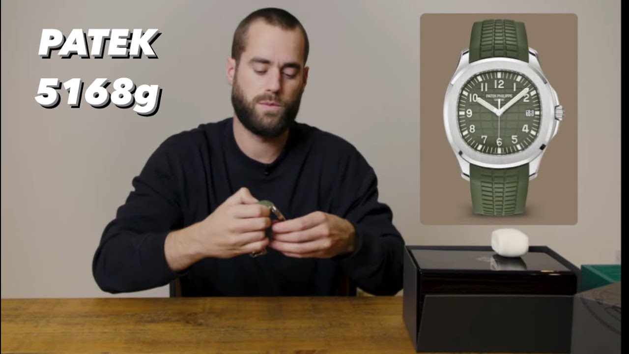 Meet my white gold 5168G green Patek Philippe Aquanaut