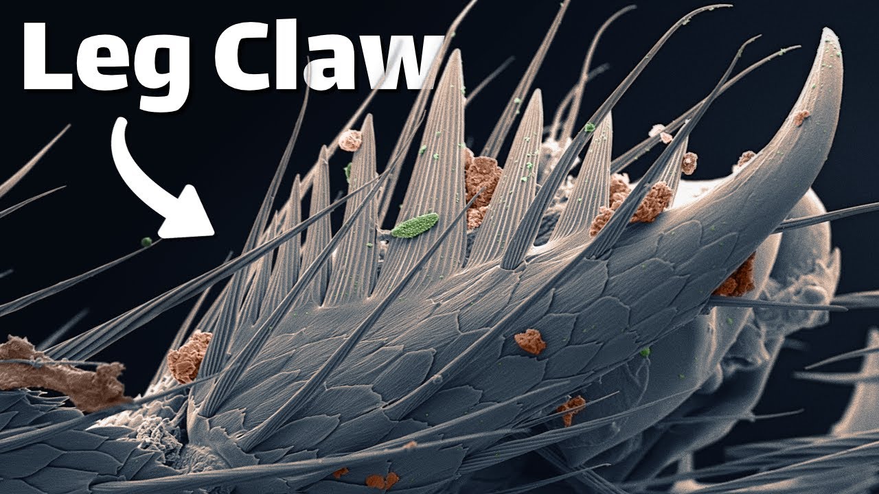 Wasp inside an Electron Microscope