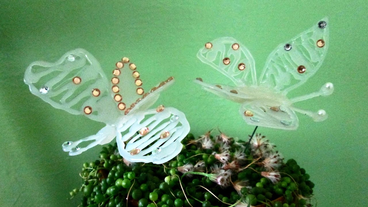 Hot Glue Butterfly DIY Craft