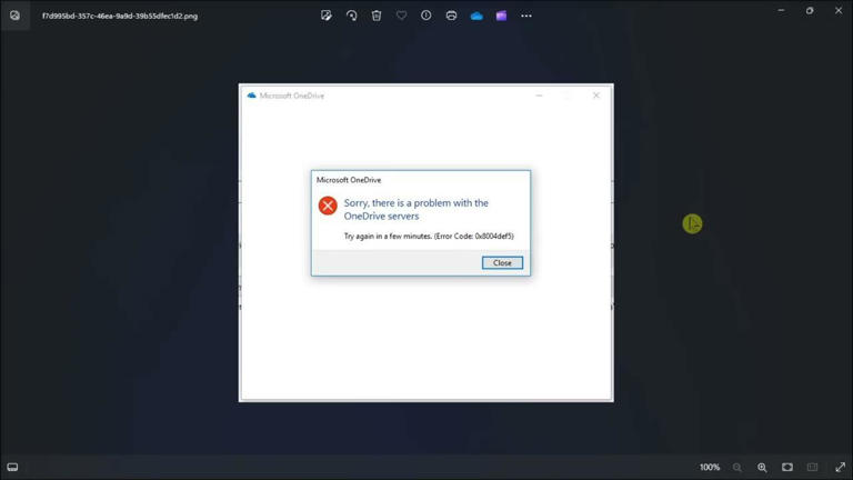 Cómo solucionar el error 0x8004def7 de OneDrive que no permite iniciar sesión