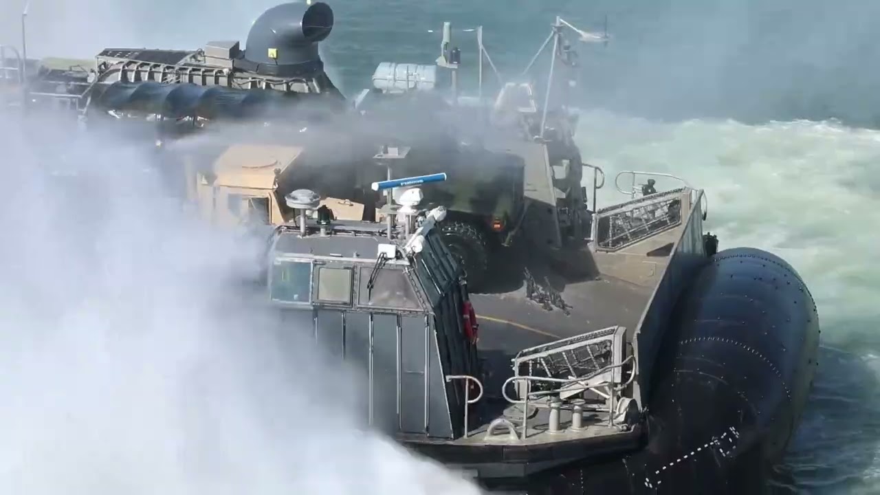 U.S. Navy Iwo Jima Amphibious Ready Group LCAC Ops in Norfolk