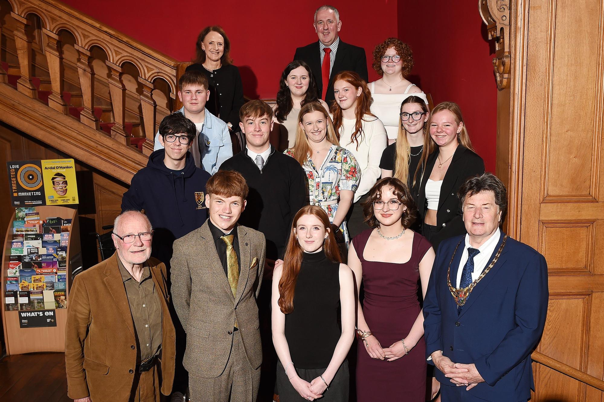 Former Larbert High pupil 'determined to help others' wins Dennis ...
