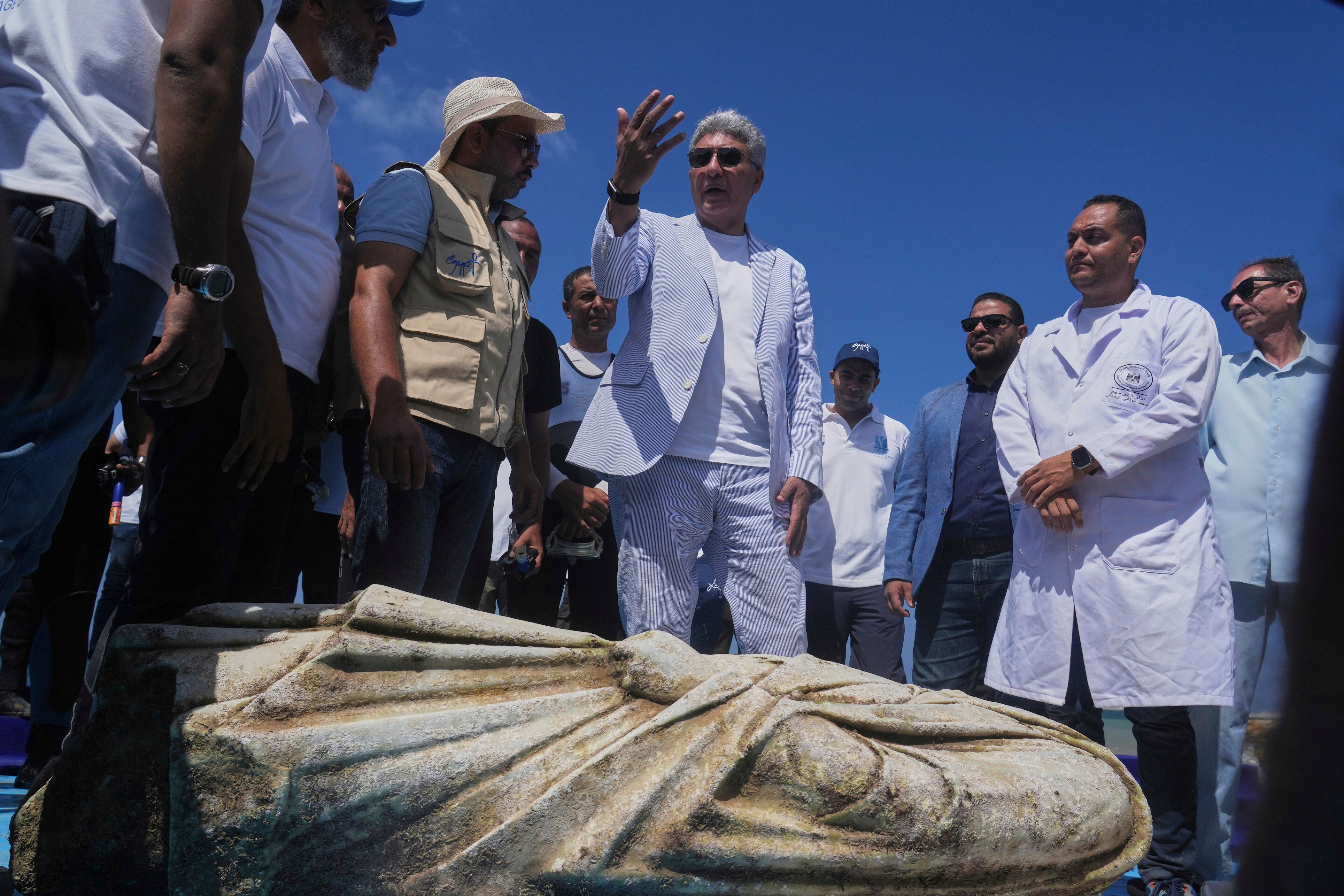 Secrets of ancient city revealed as artefacts recovered from seabed