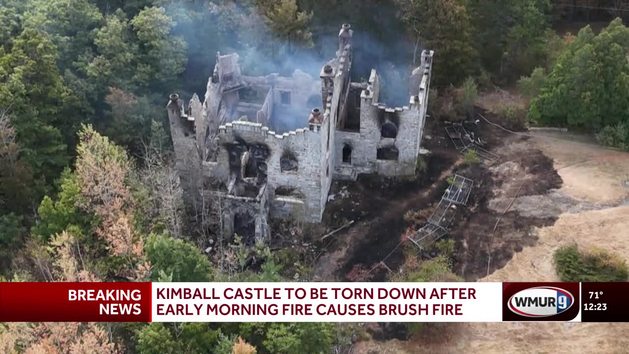 Kimball Castle in Gilford, New Hampshire, to be torn down after fire