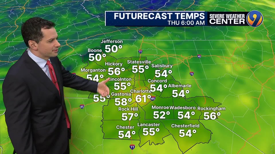 Wednesday afternoon's forecast with Meteorologist Joe Puma