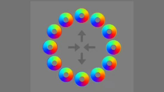 Optical illusion: Can you figure out why these still circles appear to ...
