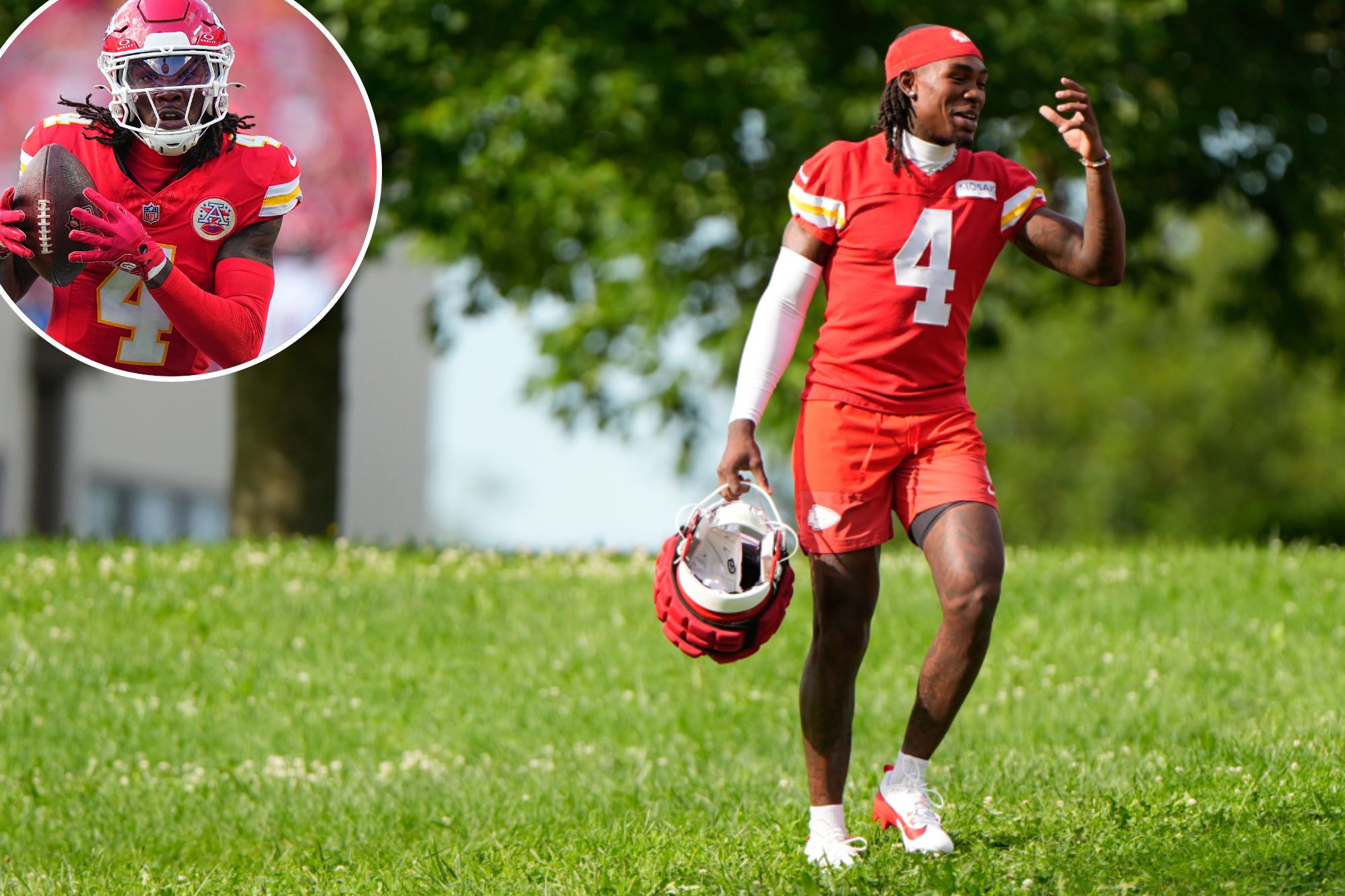 Chiefs’ Rashee Rice hit with six-game suspension for car crash arrest