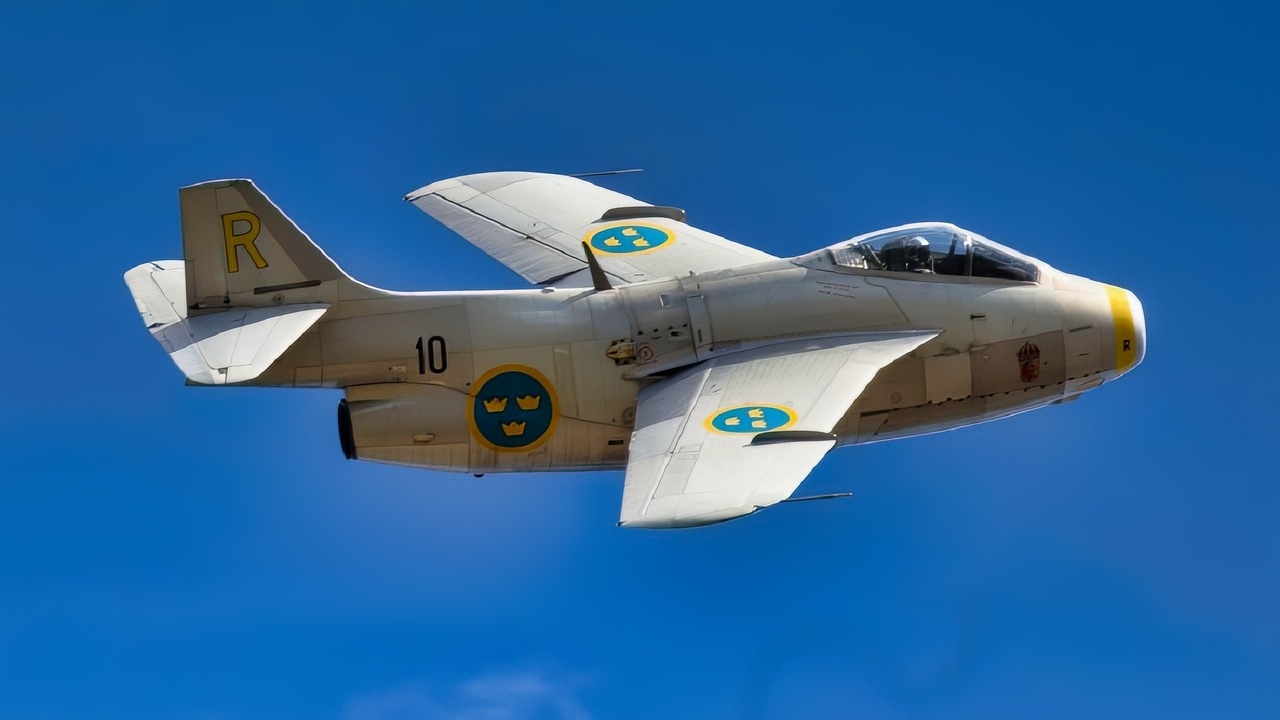 How the Saab 29 ‘Flying Barrel’ Fighter Sent a Big Message to the F-35