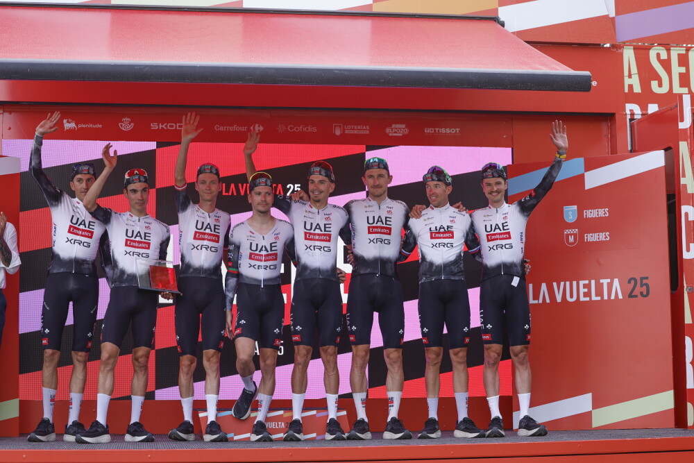 Vuelta a Espana: ekipa UAE Team Emirates-XRG wygrała drużynową jazdę na ...