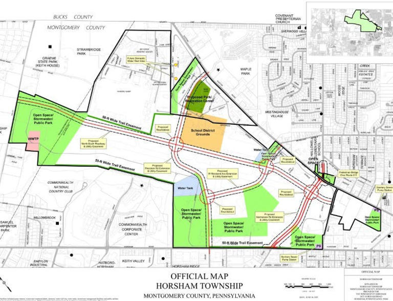 Official Map Approved For Former Navy Base In Horsham