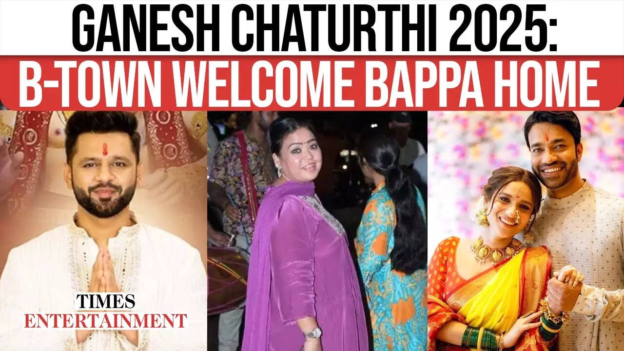 Celebs welcome Ganpati Bappa | Rahul Vaidya, Bharti, Ankita Lokhande ...