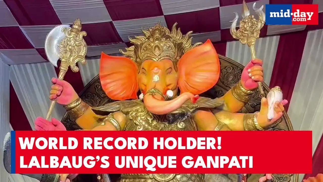 Ganesh Chaturthi 2025: Lalbaug’s 22-Foot Warrior Ganpati At Tejukaya ...