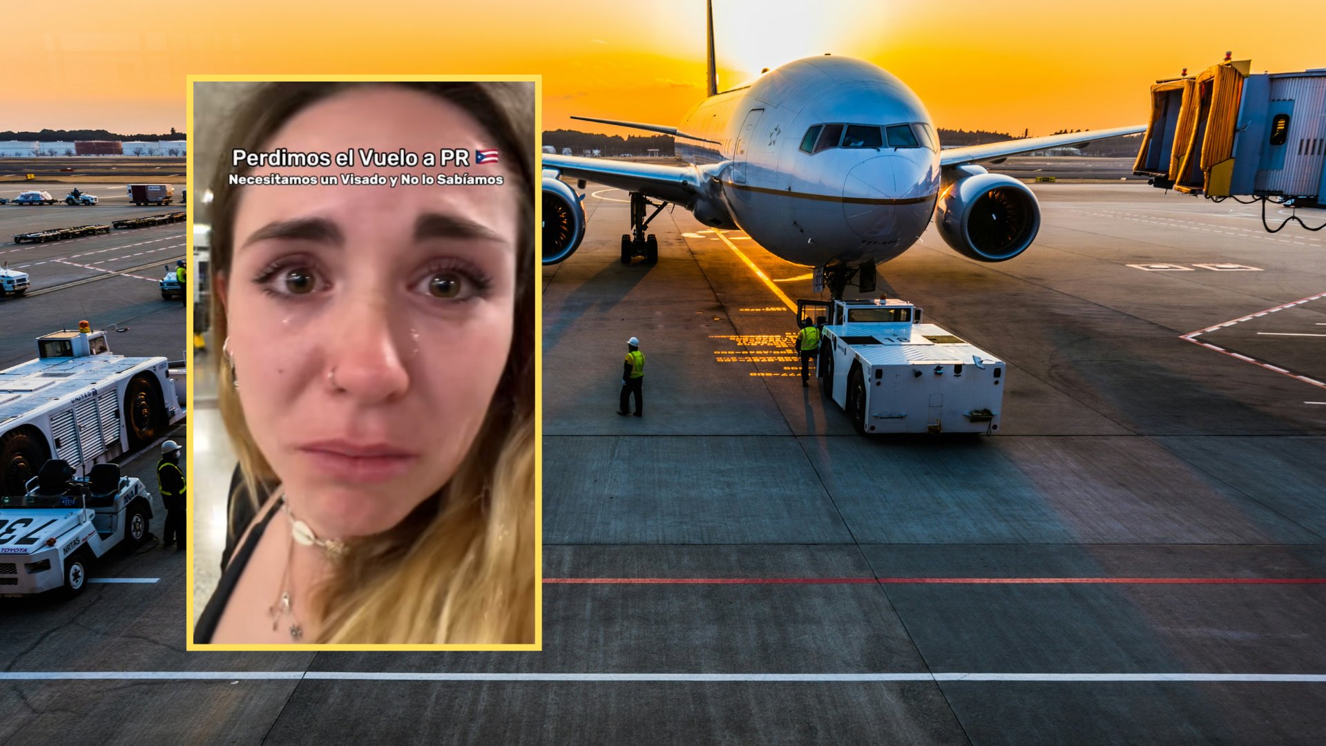 Zalała się łzami, bo nie wpuścili jej do samolotu. "To była zemsta AI"