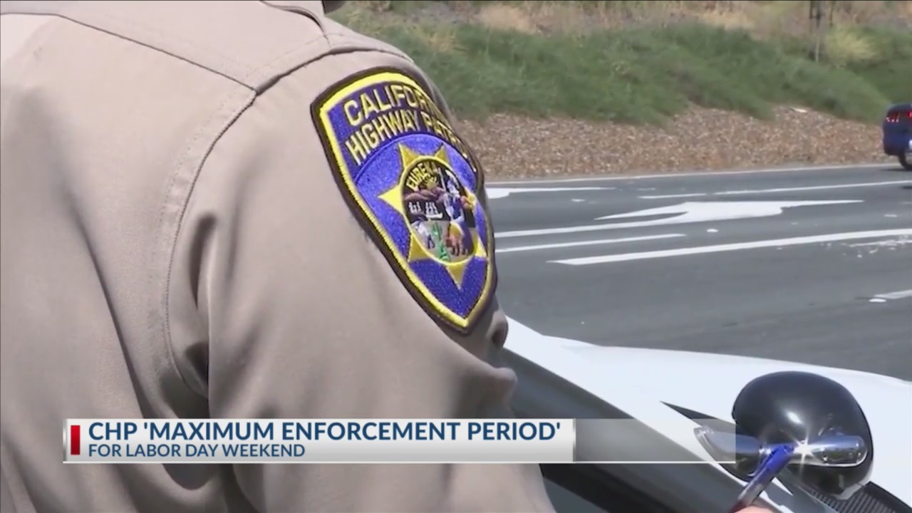 CHP enforcing maximum enforcement period for Labor Day weekend