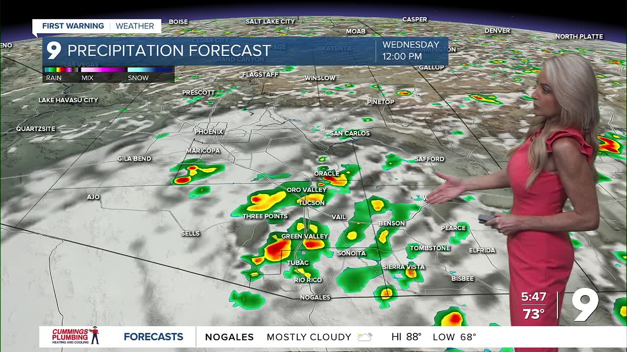 A low grade monsoon pattern returns