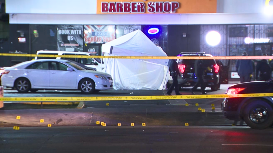 2 shot in another gang-related incident near South L.A. strip mall