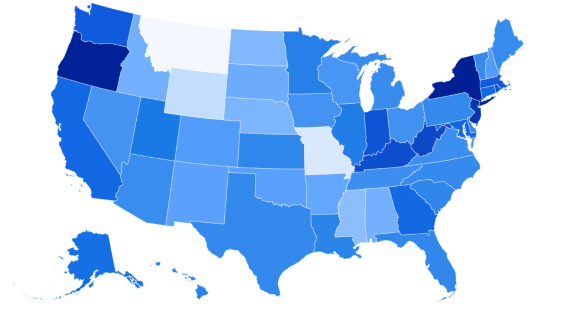 Map shows best—and worst—states for teen drivers