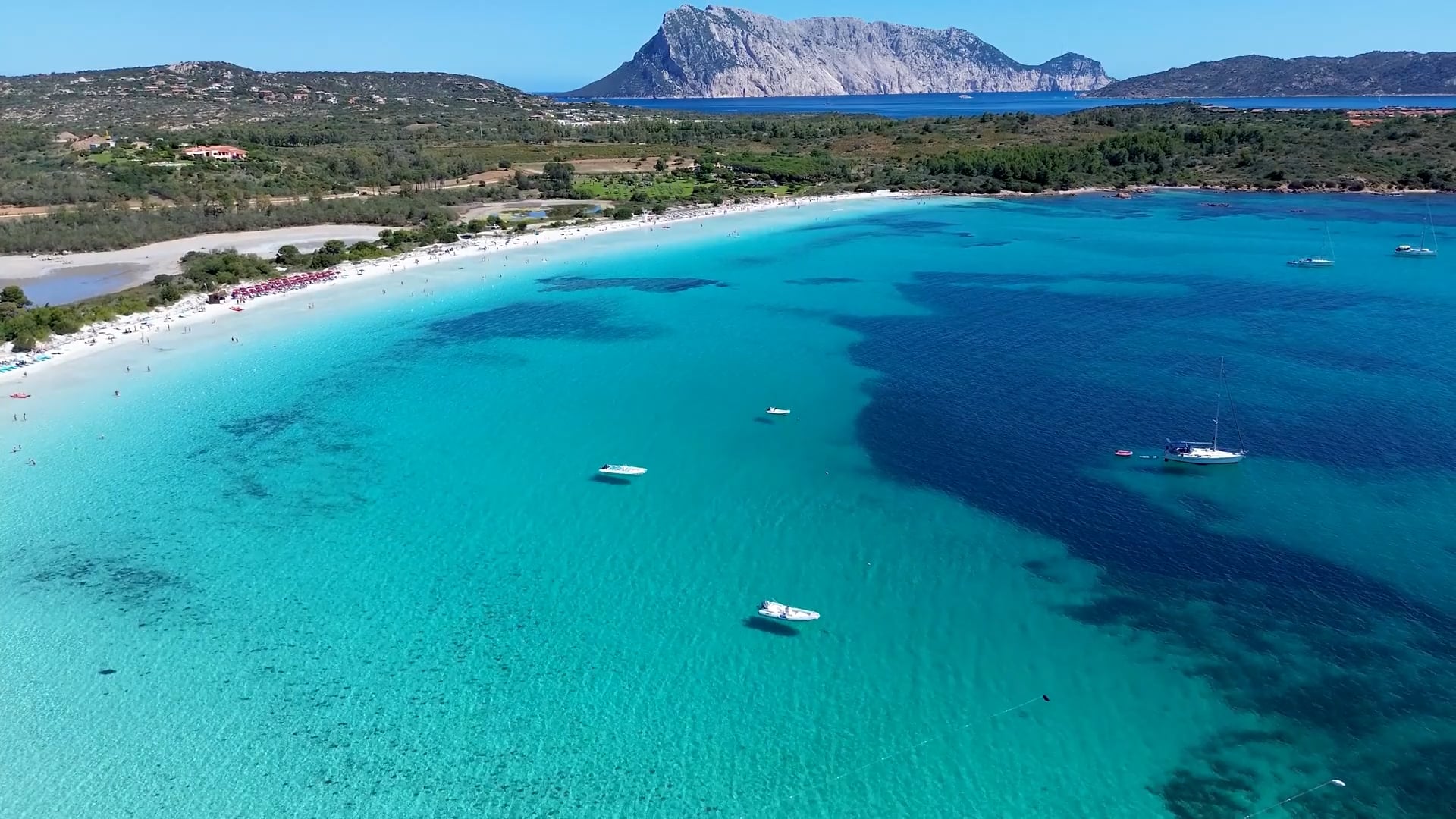 Drone Views of Cala Brandinchi: Sardinia's 'Little Tahiti'