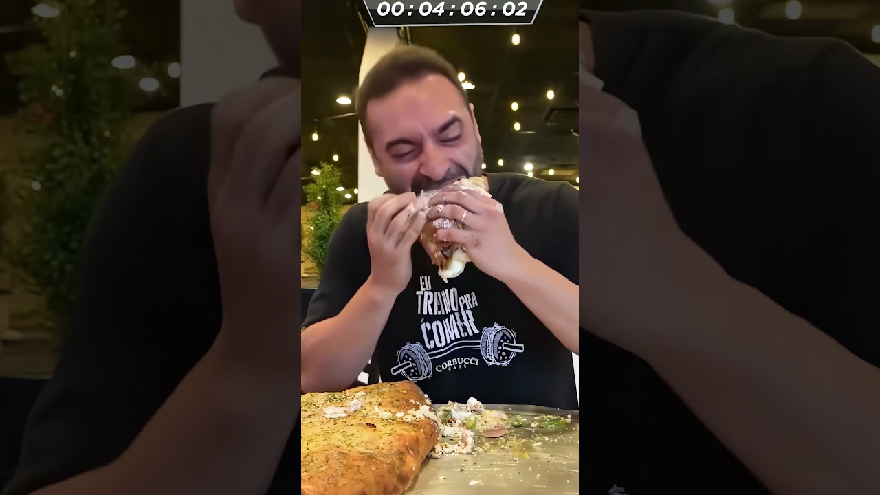The ultimate calzone mukbang experience!
